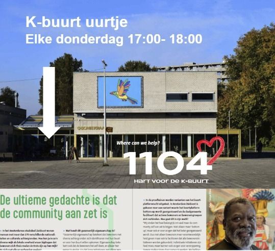 Vanmiddag Kbuurt uurtje met ook bestuurder Raoul White - 1104 en zo